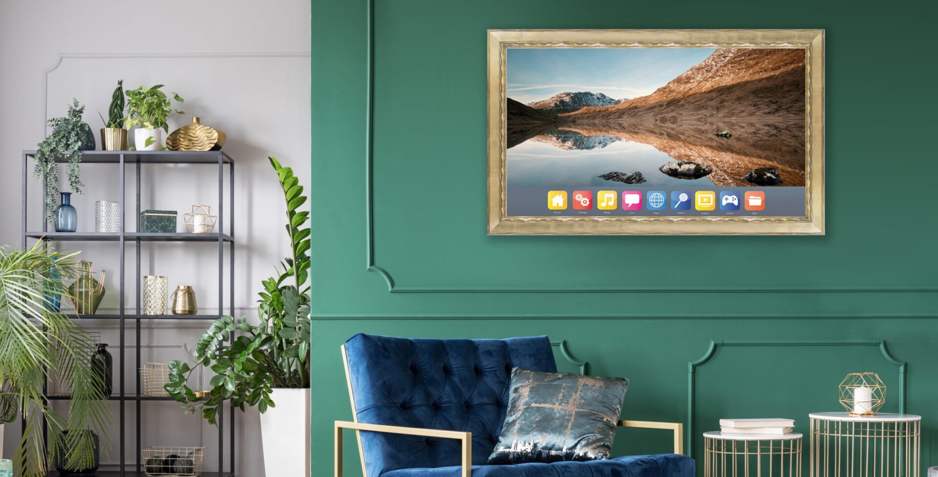 Hiding TVs in Frames and Mirrors