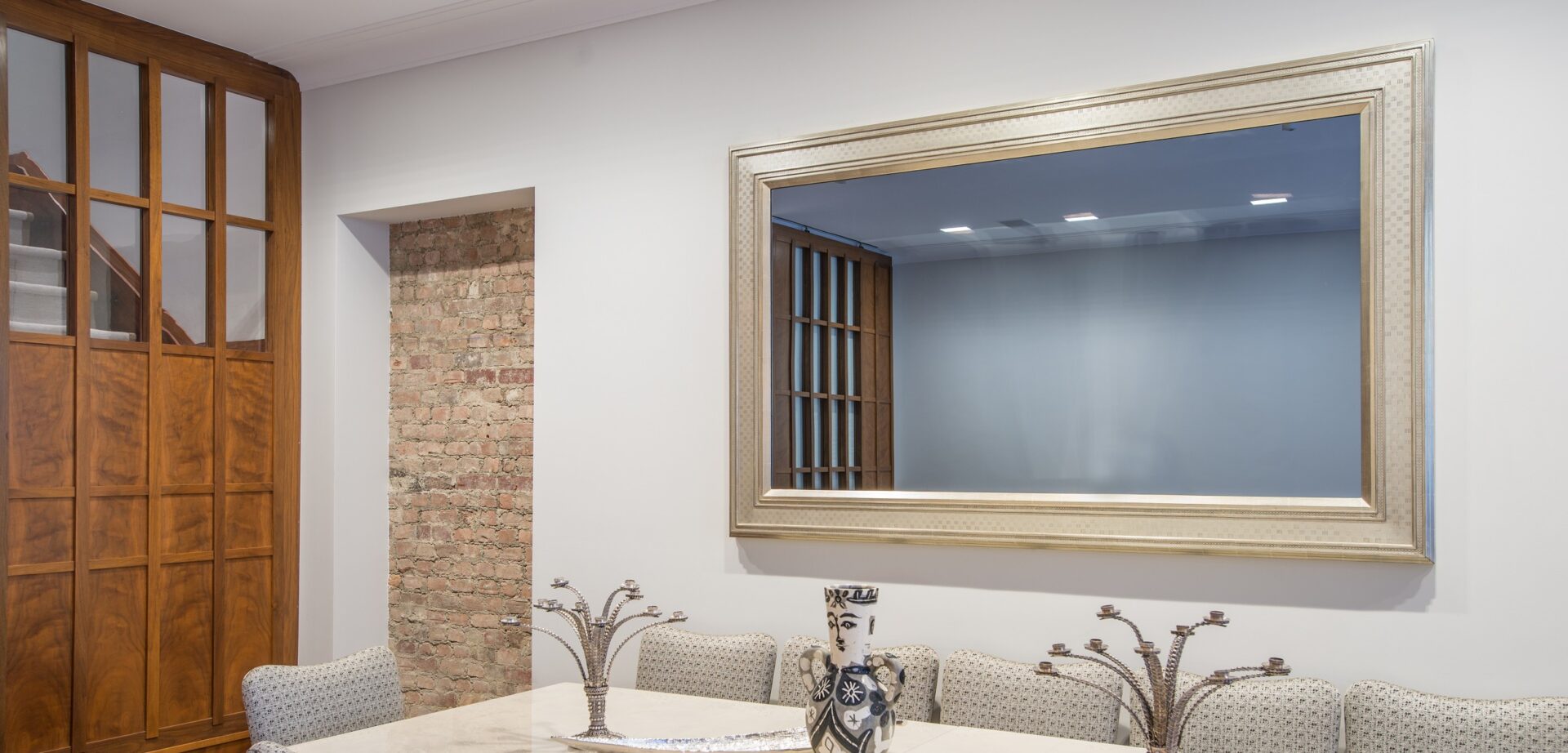 Custom Framed Mirror TVs made in New York City by Reflectel