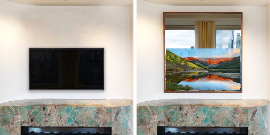 Ultimate Mirror TV Makeover with Reflectel